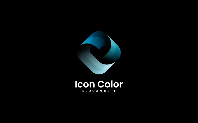 Icon Color Gradient Logo Design #238211 - TemplateMonster