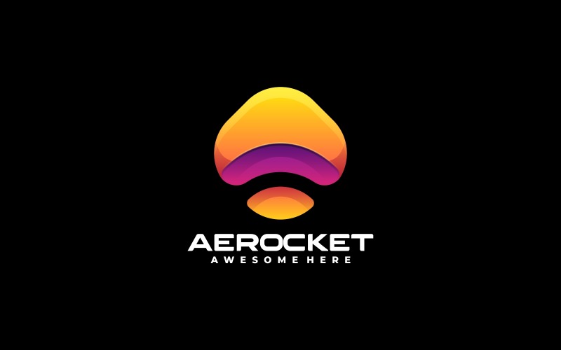 Rocket Color Gradient Logo #238340 - TemplateMonster