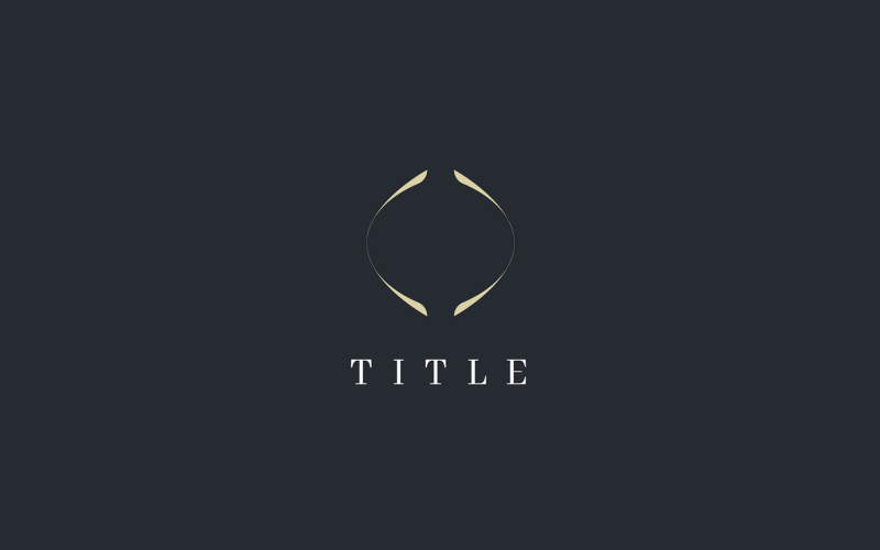 Luxury Elite Abstract O Golden Logo #238624 - TemplateMonster