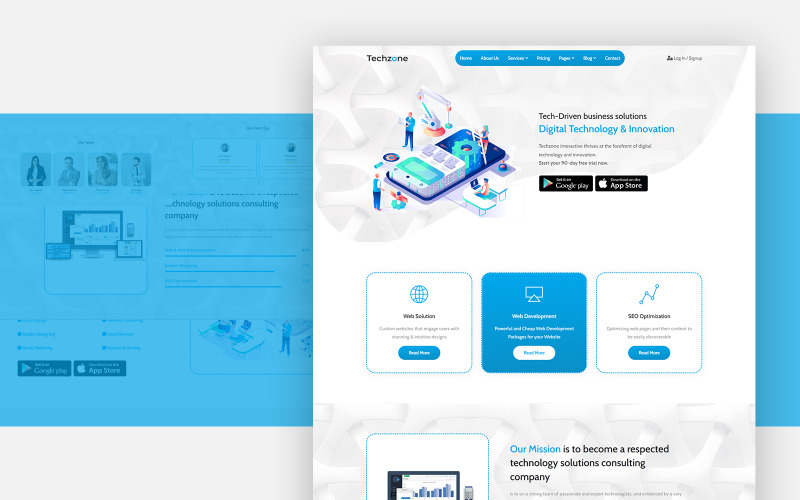 3D Effect HTML5 Website Templates - 78 HTML and CSS Templates in 3D ...