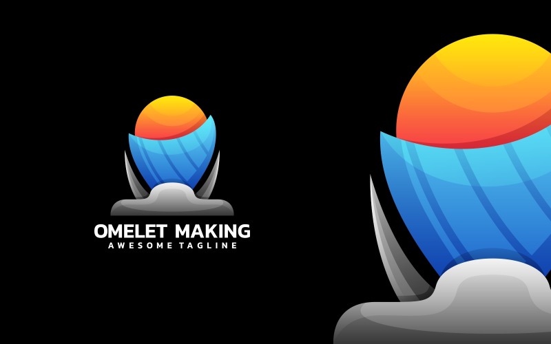 Frittata Gradiente Logo Design #240303 - TemplateMonster