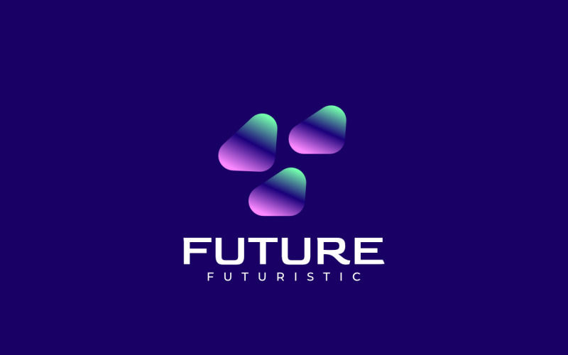 Abstract Shape Round Tech Logo #240559 - TemplateMonster