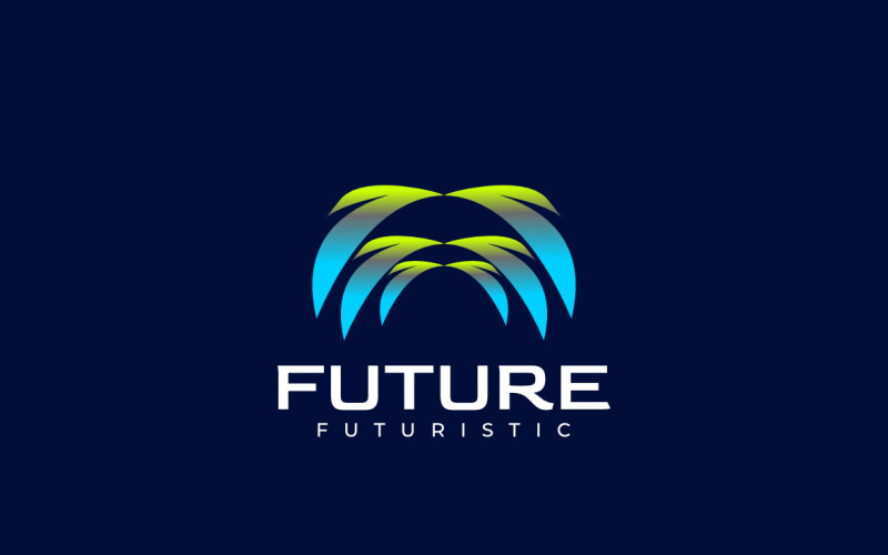 Abstract Gradient Unique Round Logo #240697 - TemplateMonster