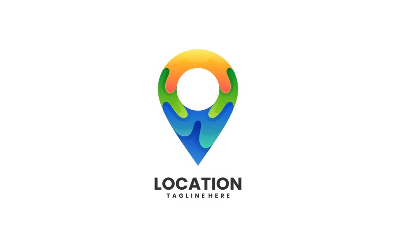 Location Colorful Logo Style #240827 - TemplateMonster