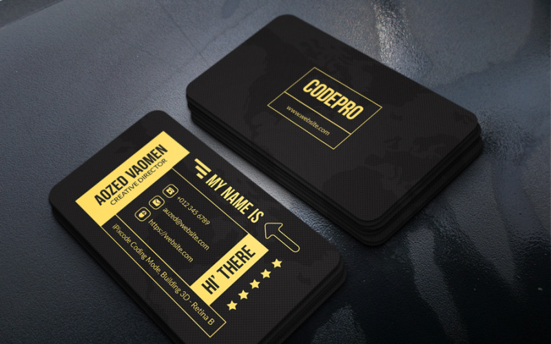 Plantilla de tarjeta de presentación personal - 02