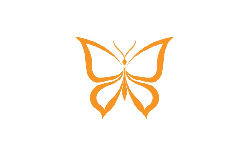 Kelebek Logo Öğeleri Vektör Eps V5 #242191 - TemplateMonster