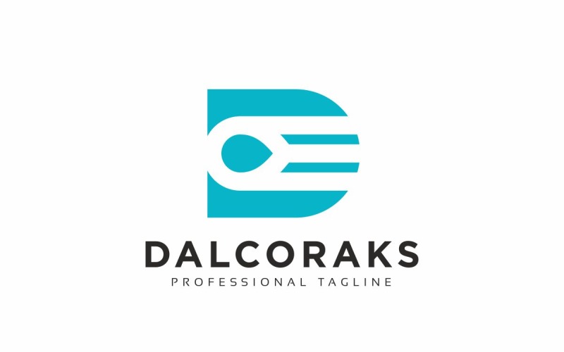 D Letter Drop Logo Template #242608 - TemplateMonster