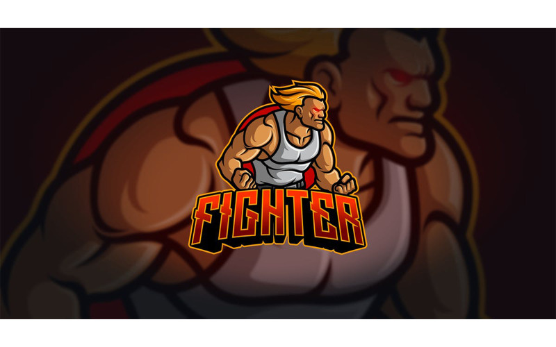 Kämpfer-Maskottchen & Esport-Logo - Kämpfer-Maskottchen & Esport-Logo