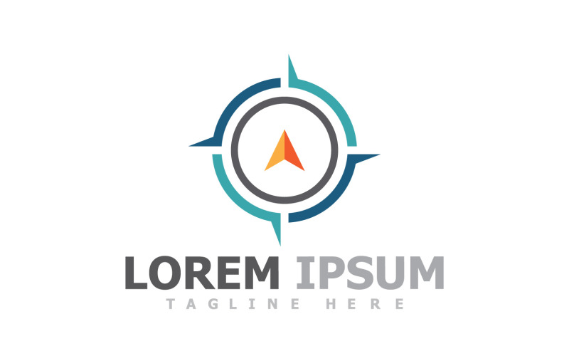 Compass Navigation Logo Template V14 - TemplateMonster
