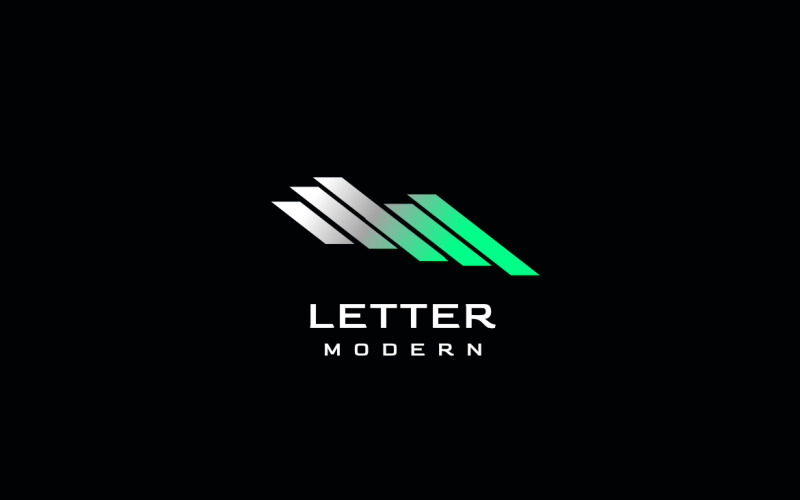 Dynamic Tech Letter M Gradient Logo #245087 - TemplateMonster