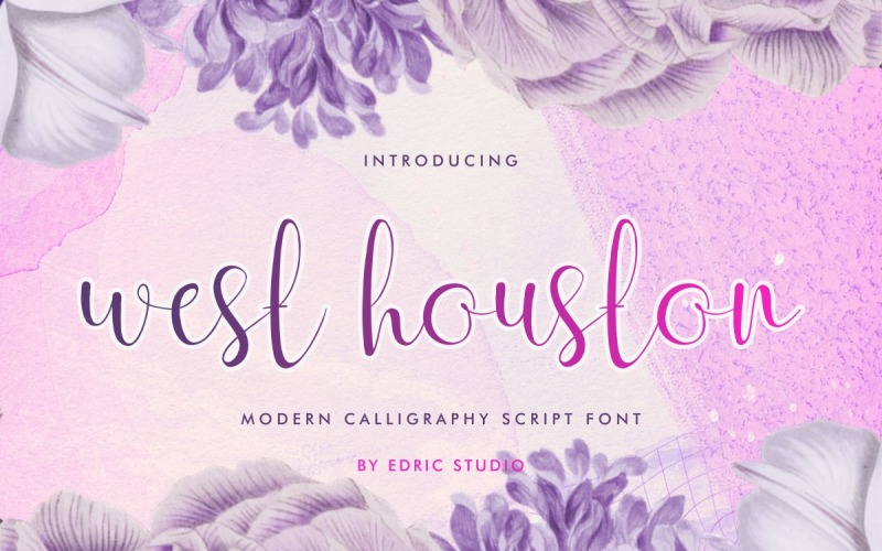 West Houston Calligraphy Font #245543 - TemplateMonster