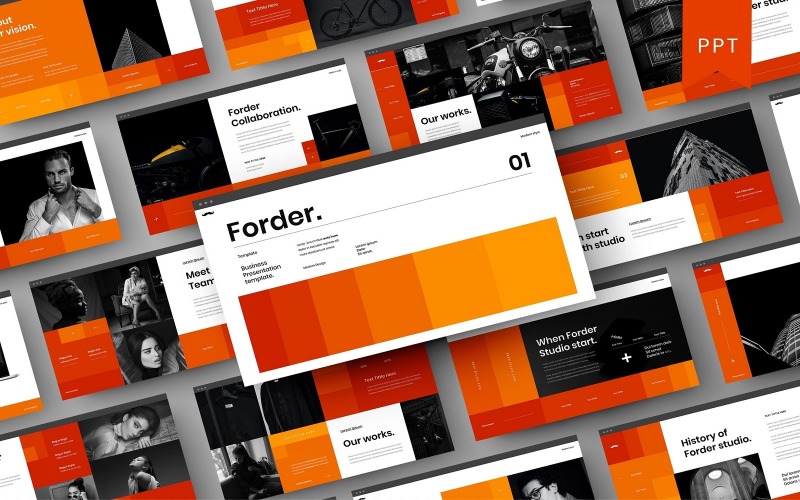 Forder – PowerPoint Template #246885 - TemplateMonster