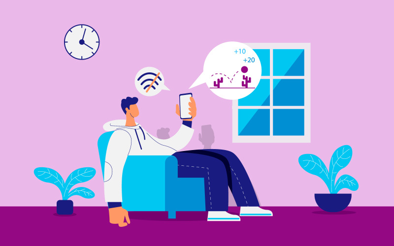 Sin conexión a Internet, vector de ilustración libre de conexión de red ...