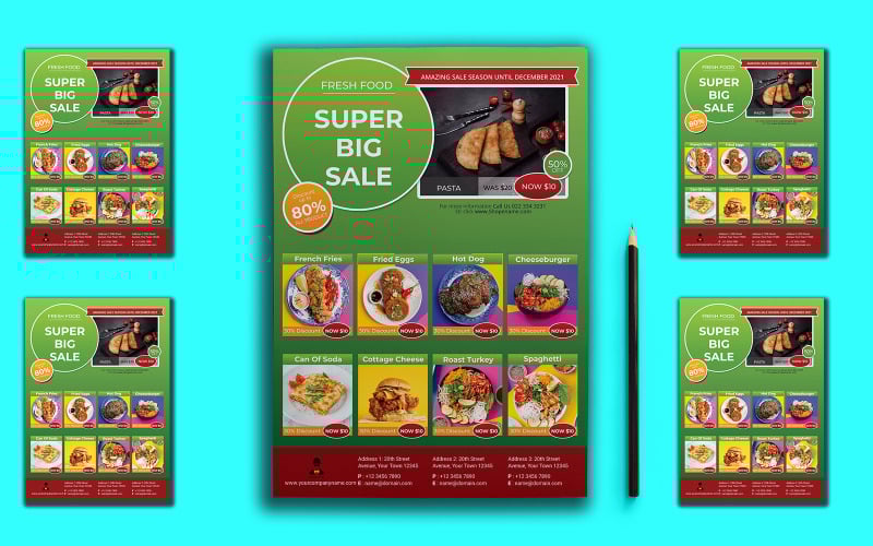 Product Promotion Flyer SK-02 #247007 - TemplateMonster