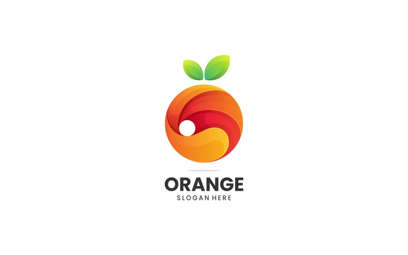 Orange Gradient Colorful Logo #247297 - TemplateMonster