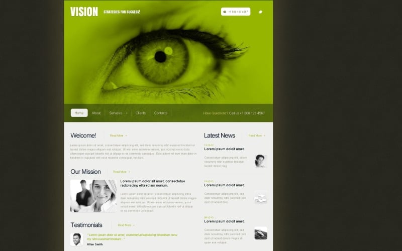 Free Consulting Website Templates - 80 Best Business Advisor Web Themes