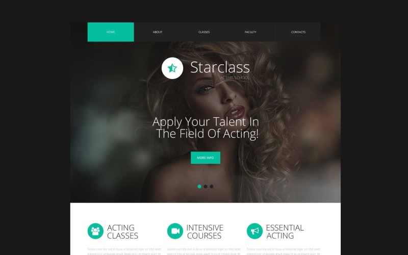 6+ gratis utbildning Bootstrap HTML-webbplatsmallar - TemplateMonster