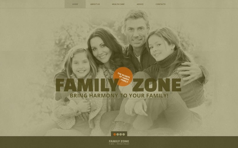 Free Family Center Website Design #248324 - TemplateMonster