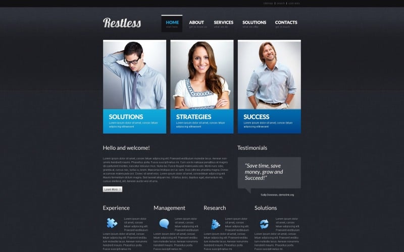 46 plantillas de sitios web HTML5 corporativos gratuitos