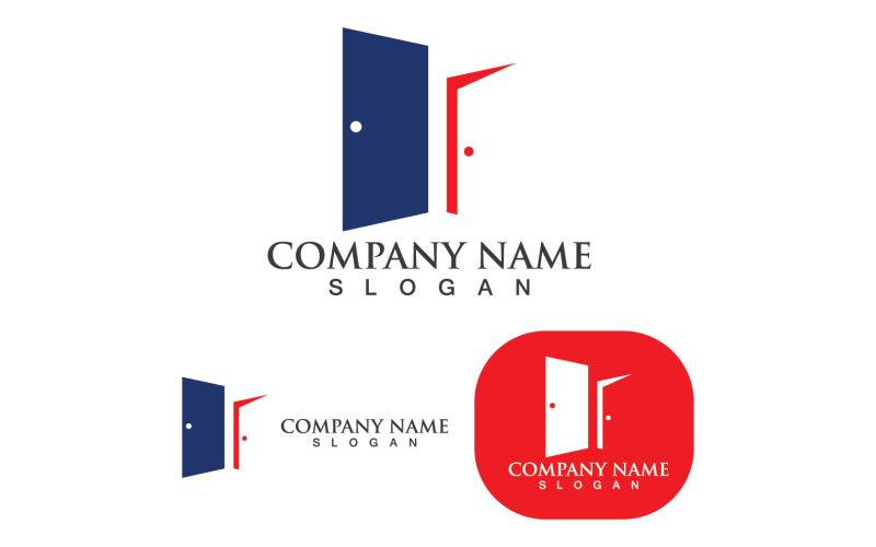 Door Logo And Symbol Vector Template V11 - TemplateMonster