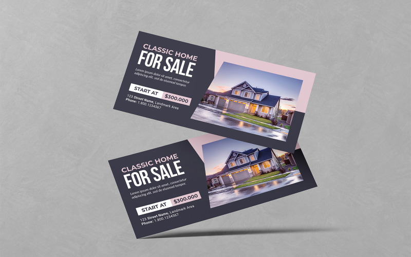 Modern Design Real Estate DL Flyers #249493 - TemplateMonster