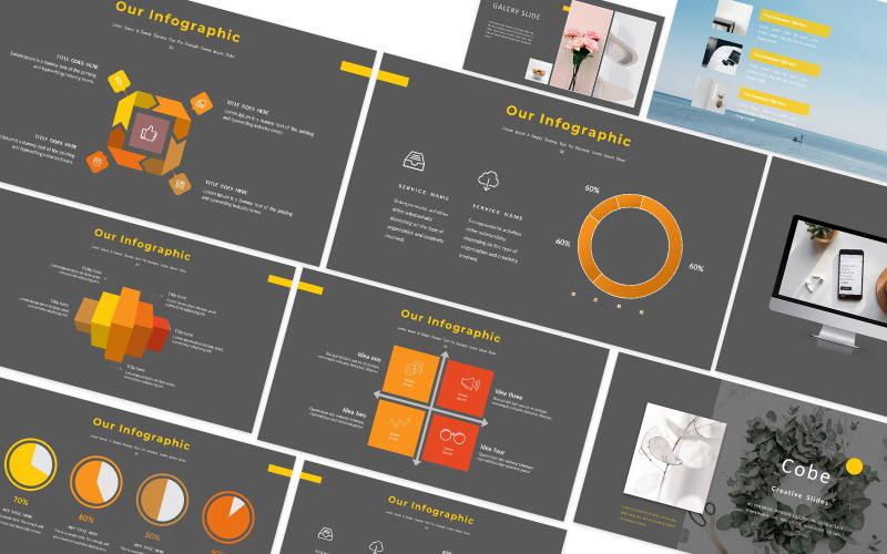 Cobe Creative Google Slides Template - TemplateMonster