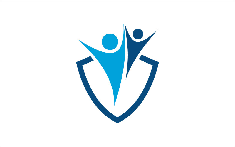 Erfolg und sichere Vektor-Logo-Vorlage - TemplateMonster