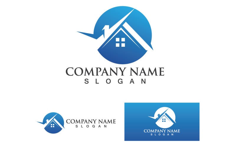 Home And House Building Logo And Symbol Vector V29