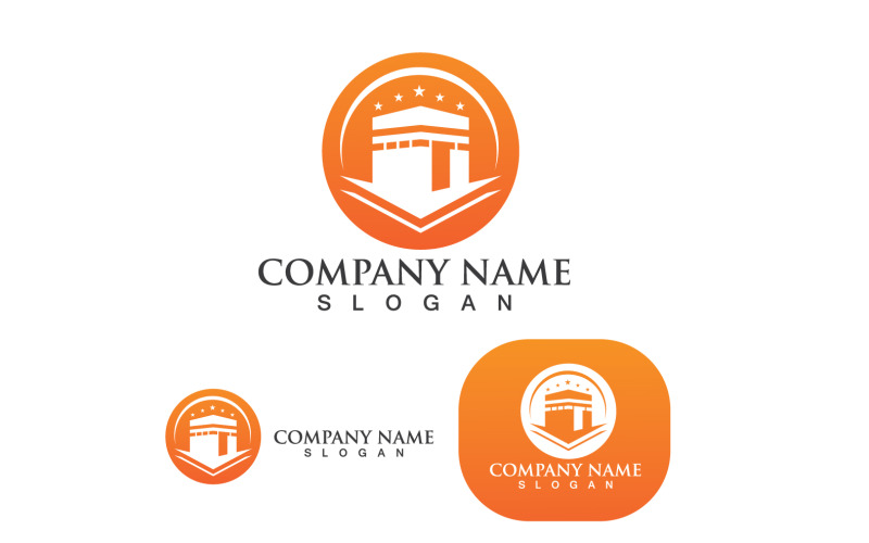 Kaaba Vector Logo And Template Design V11 - TemplateMonster