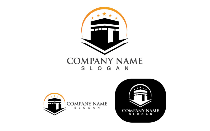 Kaaba Vector Logo And Template Design V4 - TemplateMonster