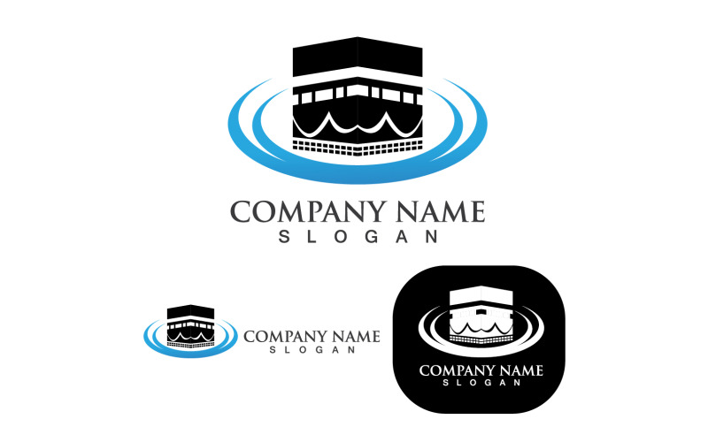 Kaaba Vector Logo And Template Design V6 - TemplateMonster
