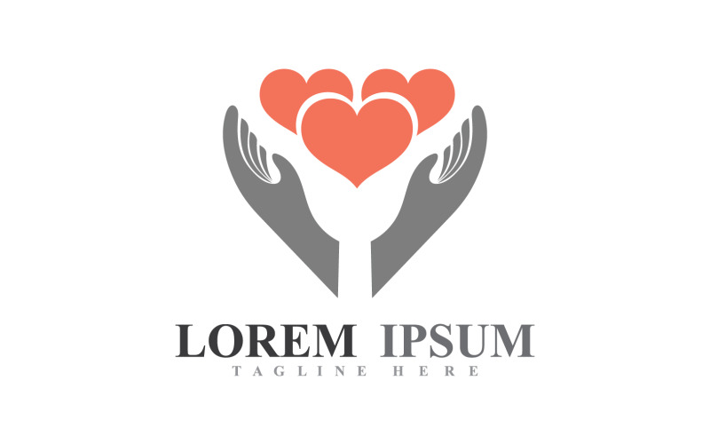 Hand Care Help Logo And Symbol Vector V8 - TemplateMonster