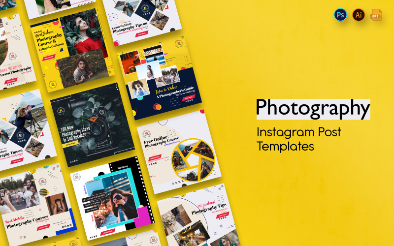 Photography Tips Social Media Post Template - TemplateMonster
