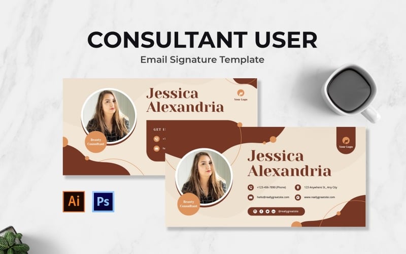 Consultant User Email Signature #252145 - TemplateMonster