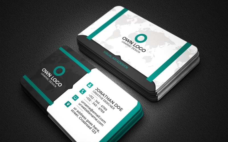 Business Card Template 01 #252791 - TemplateMonster