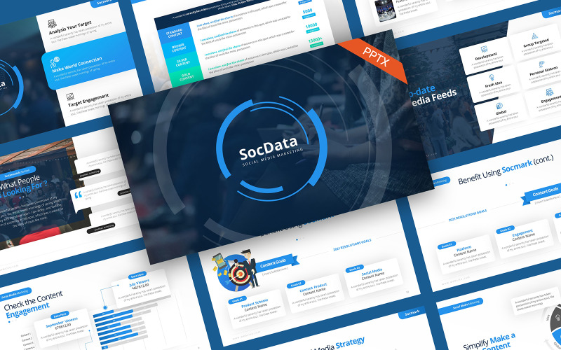 Social Humanity Powerpoint Presentation Template