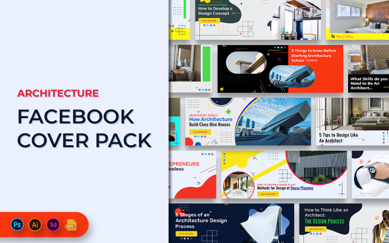 Architecture Civil Facebook Cover Banner - TemplateMonster