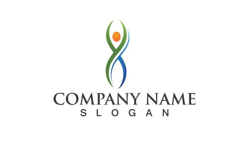 Health Life People Success Life Logo Vector V4