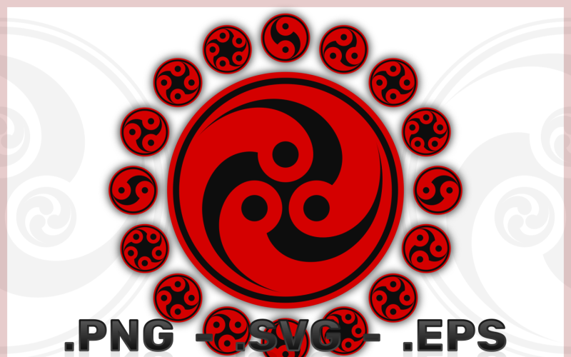 Vector Design Of Tomoe Symbol #254298 - TemplateMonster