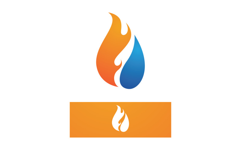 Flame Fire Hot Logo Vector Symbol V6 - TemplateMonster