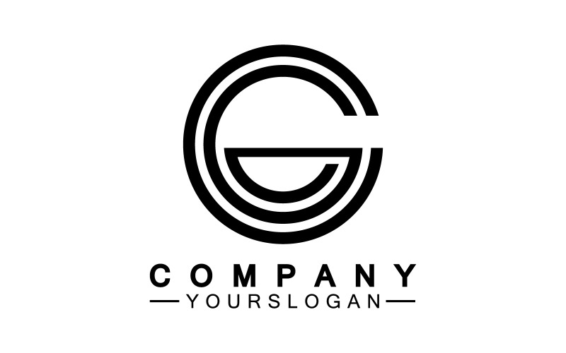 G Logo y símbolo Vector Line V21 #254656 - TemplateMonster