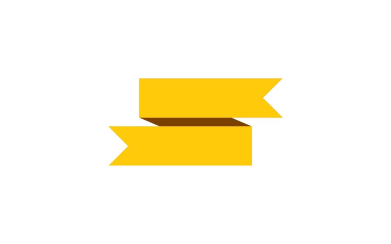 Şerit Etiketler Logo Vektör Sembolü V2 - TemplateMonster