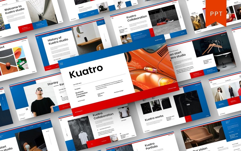 Kuatro – Business PowerPoint Template - TemplateMonster