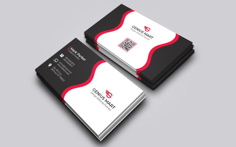 Business Card Template 25 #255943 - TemplateMonster