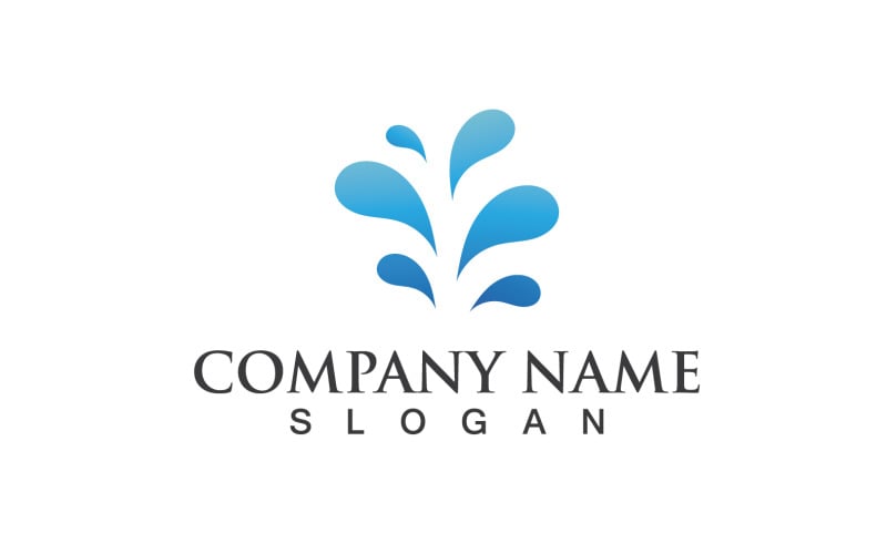 Splash Water Fresh Logo And Symbol Vector V23