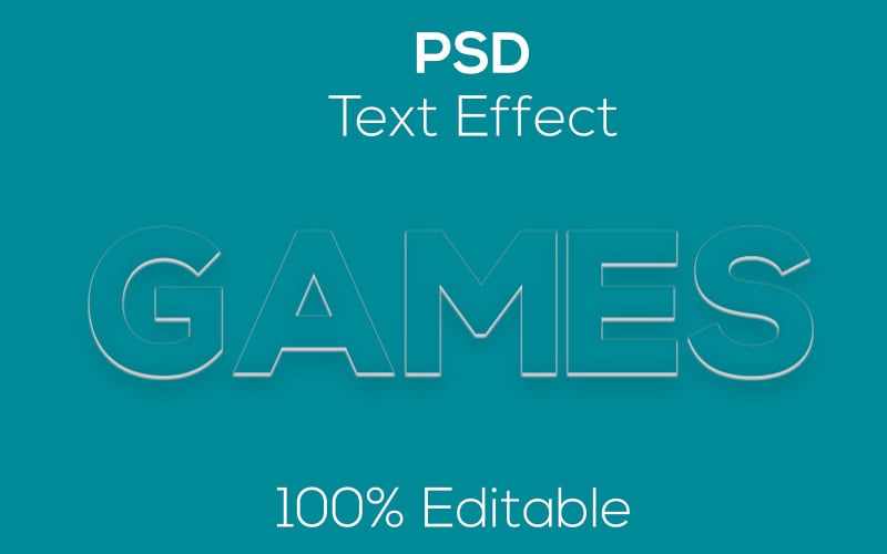 Games | Editable Premium Games Psd Text Effect