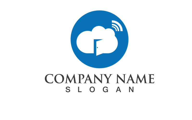 Cloud Server Logo And Symbol Design Vector V16