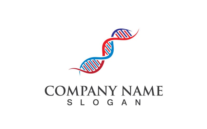 DNA Health Logo And Symbol Vector V2 - TemplateMonster