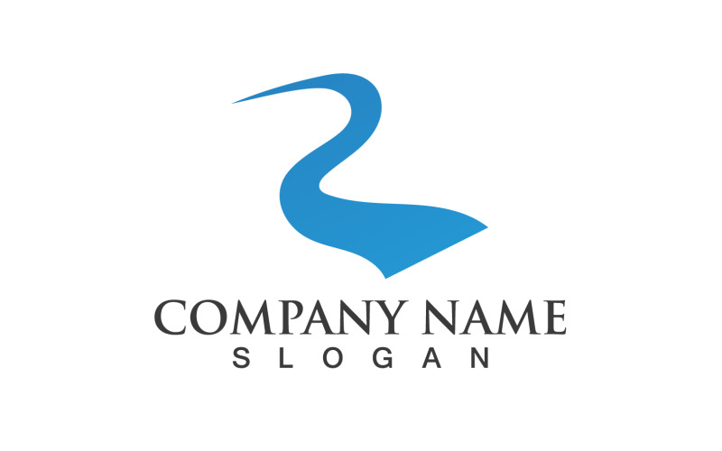 Río Logo Vector Icono Ilustración Diseño V6 - TemplateMonster