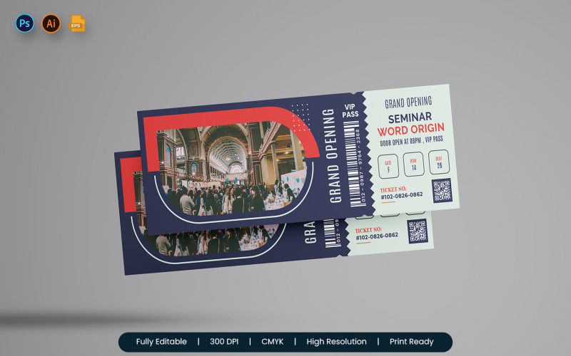 White Party Invitation - Flyer Template - TemplateMonster